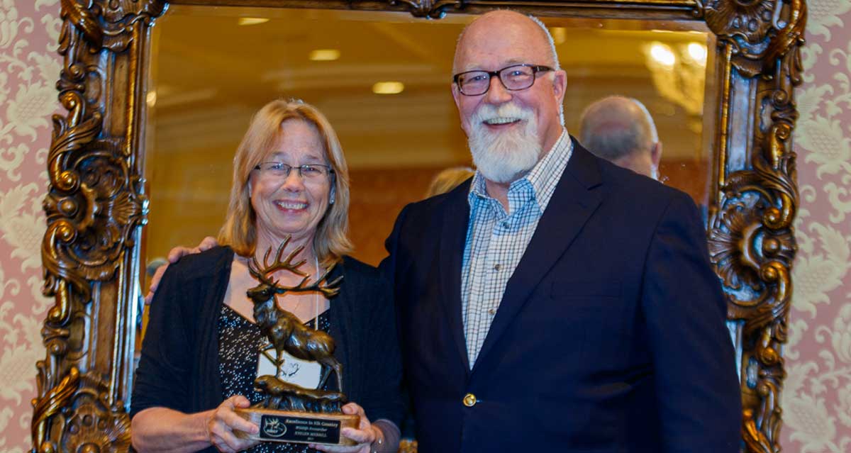 RMEF Honors Wildlife Researcher | RMEF Media | Rocky Mountain Elk ...
