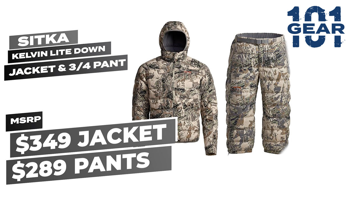 Gear 101 - Sitka Kelvin Lite Down Jacket & 3/4 Pant | RMEF Media ...