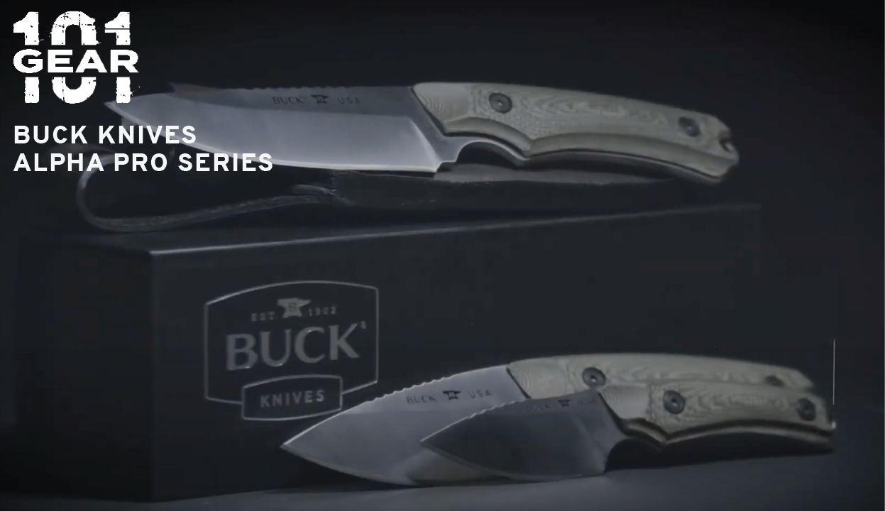 Gear 101 - Buck Knives - Alpha Pro Series | RMEF Media | Rocky Mountain ...